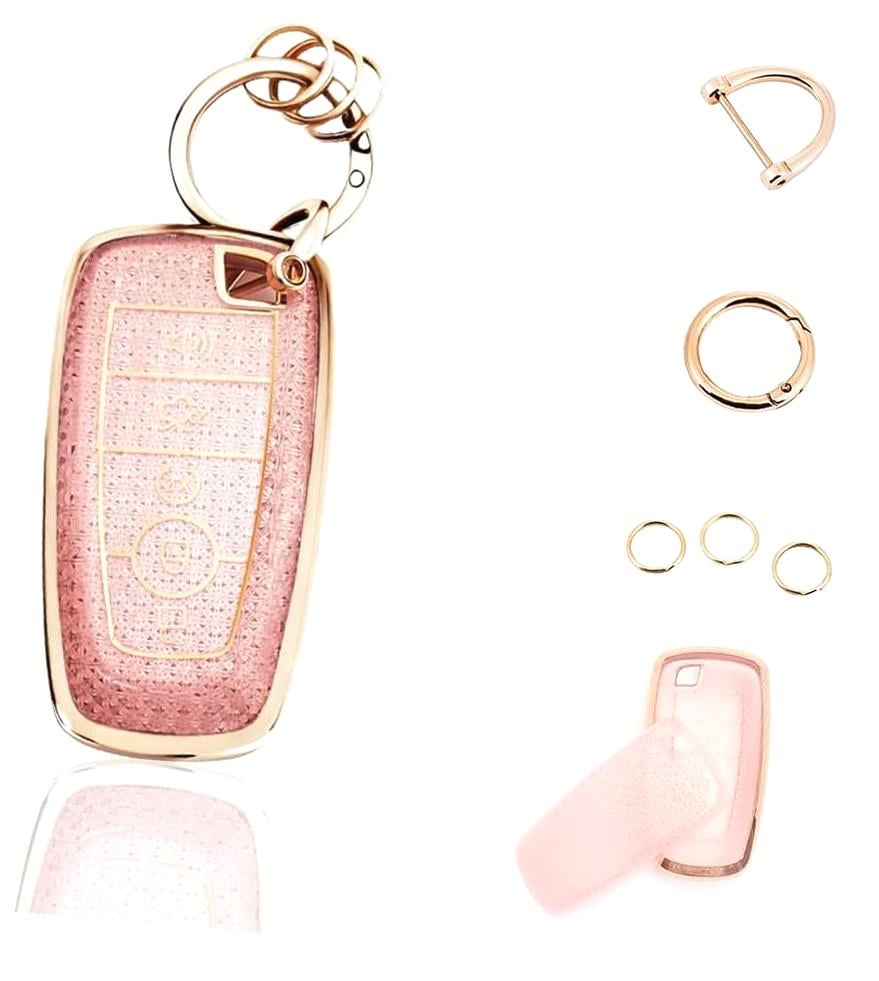 Wellsay Key Fob Cover Case Shell Keychain for Transit F150 F250 F350 ...