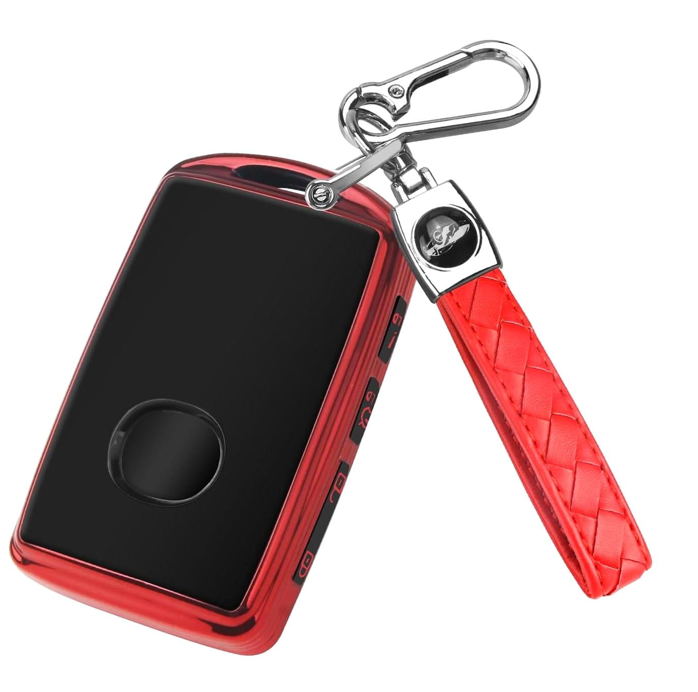 Wellsay Key Fob Cover Case with Keychain, with 2019-2023 3, 6, 3 ...