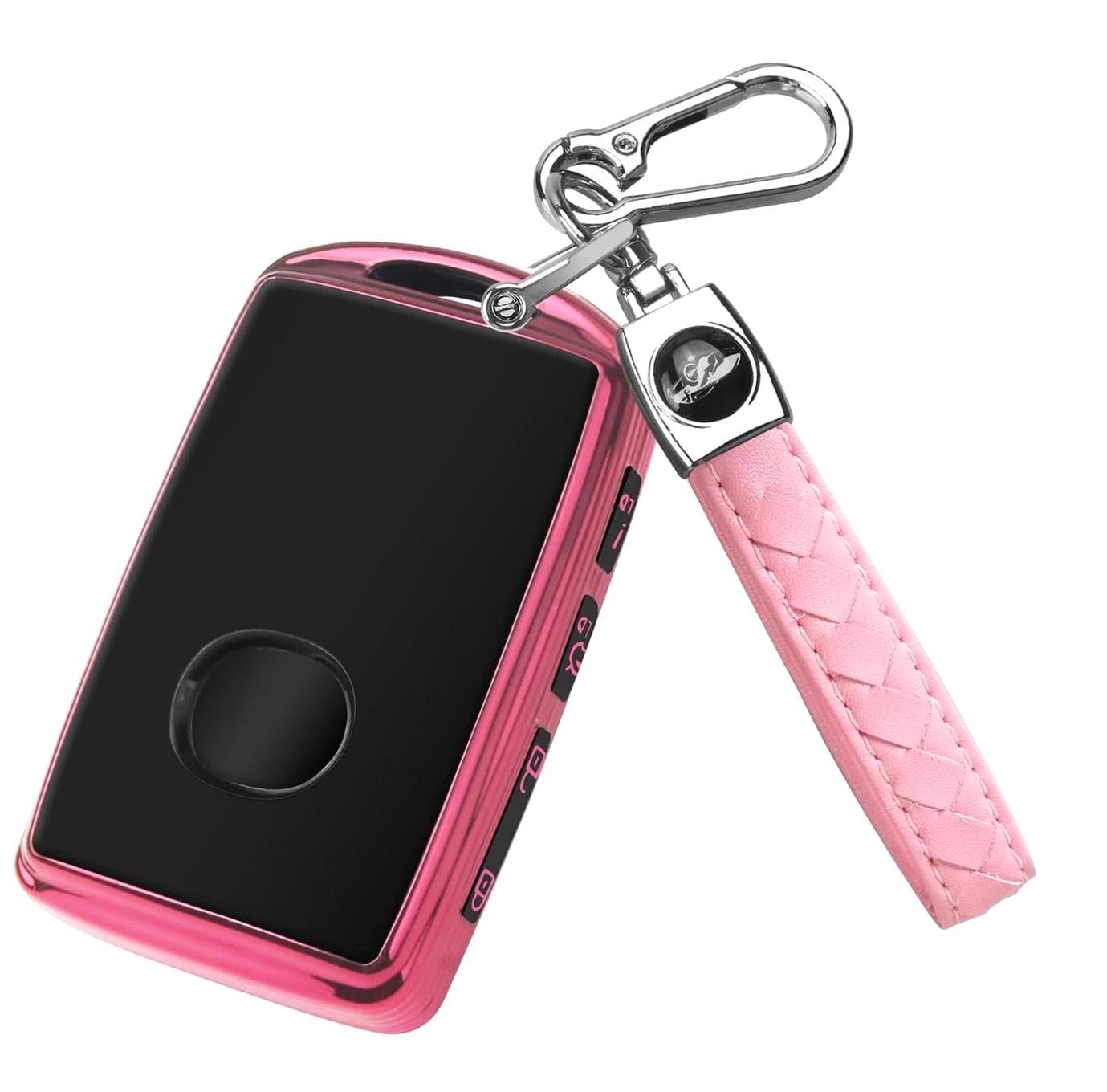 Wellsay Key Fob Cover Case with Keychain, with 2019-2023 3, 6, 3 Hatchback, 2020-2023 CX-5, CX-9 ...