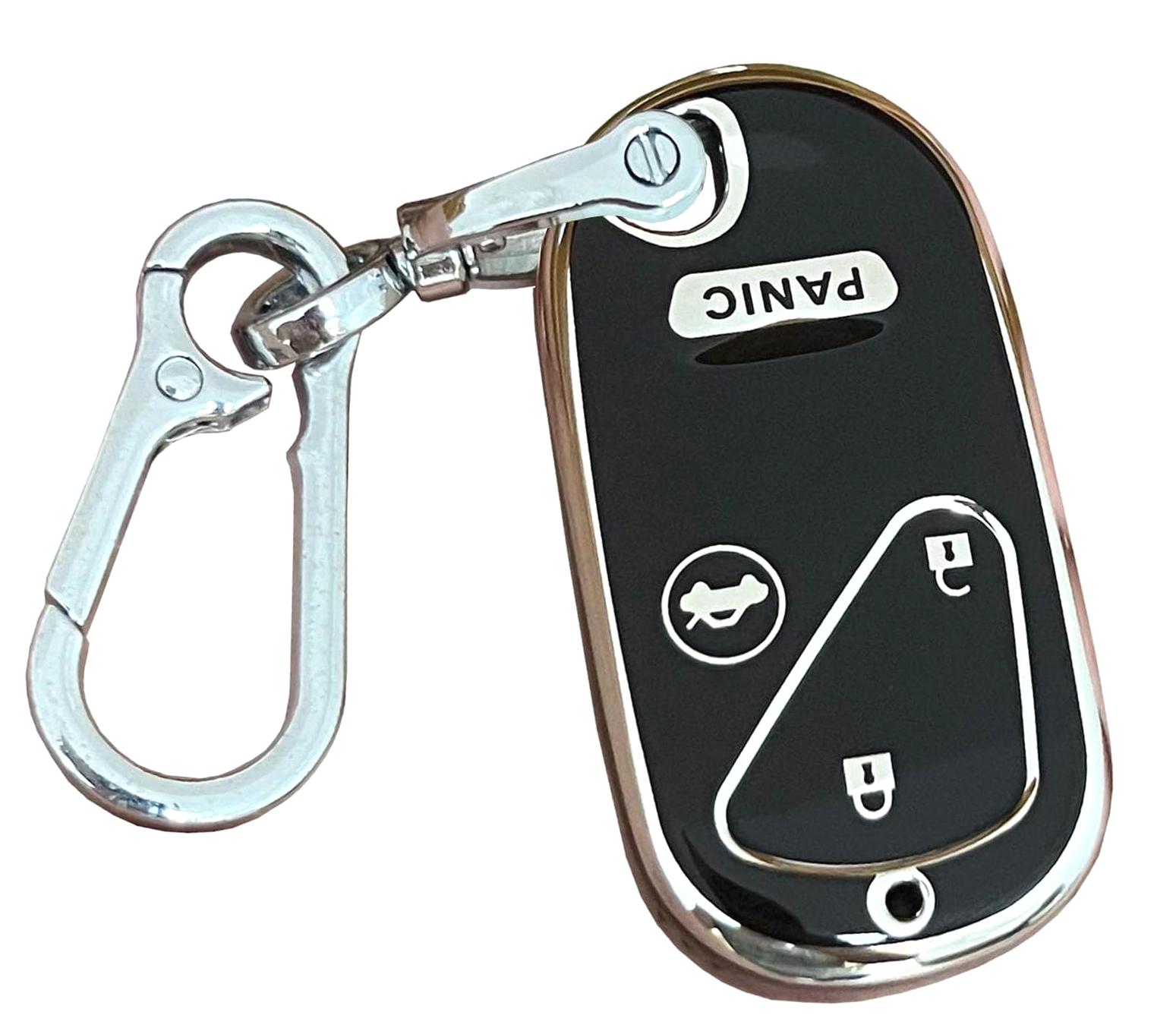 Wellsay Key Fob Cover for Keyless Entry Remote Control Key, with Accord ...