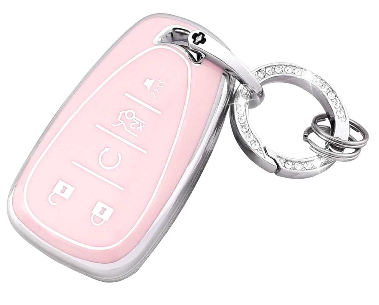 Wellsay Key Fob Cover for Malibu Cruze Traverse Blazer Keys Shells Case ...