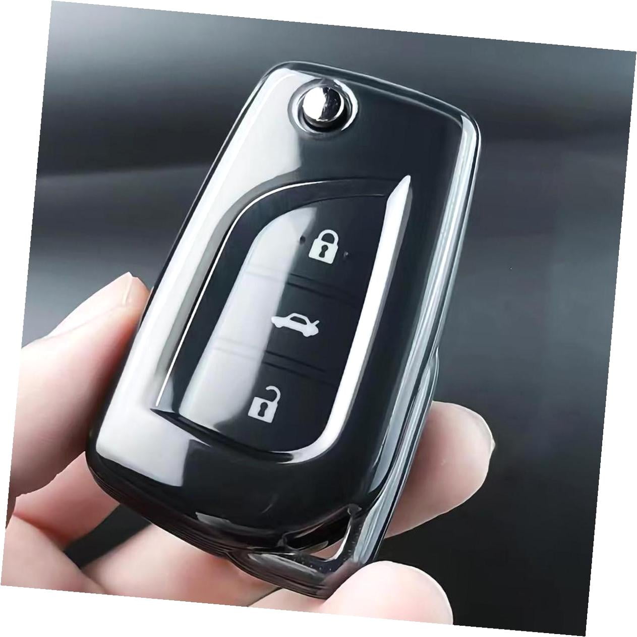 Wellsay Key Fob Cover for Special Soft TPU Key Shell with Camry RAV4 ...