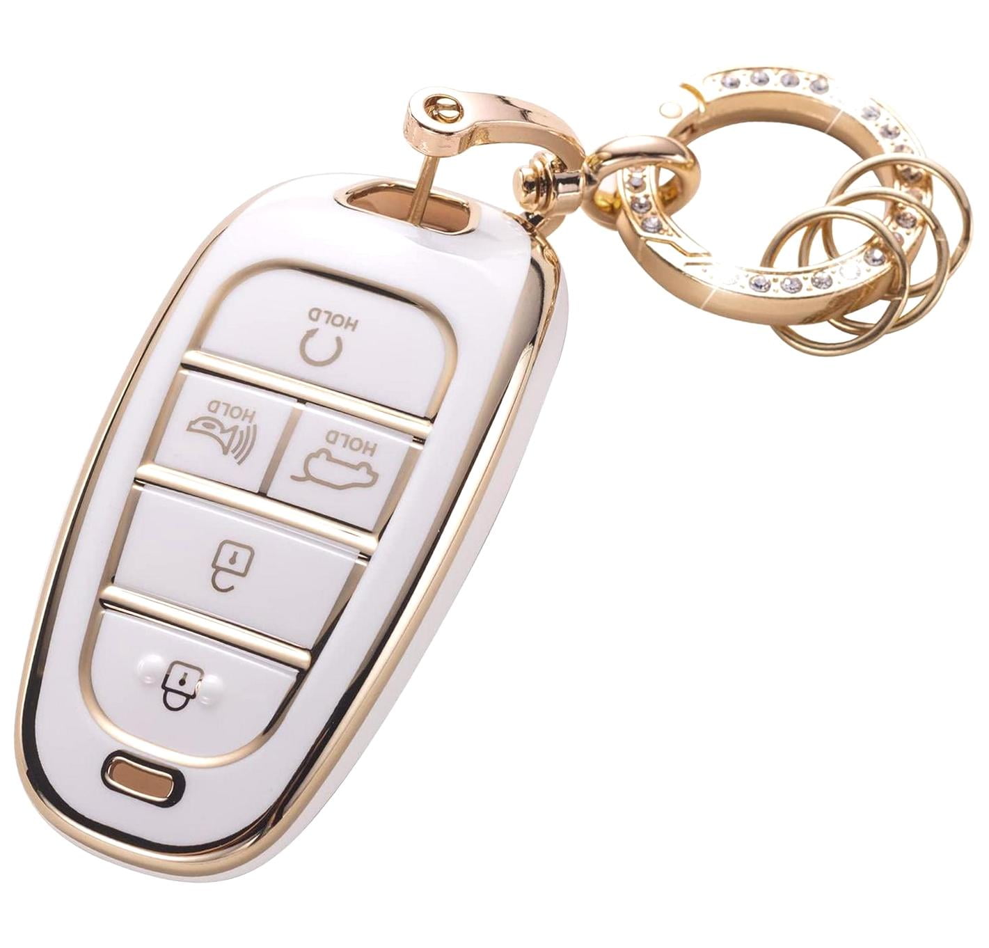 Wellsay Key Fob Cover with Keychain, Smart Key Shell Holder for 2020 ...