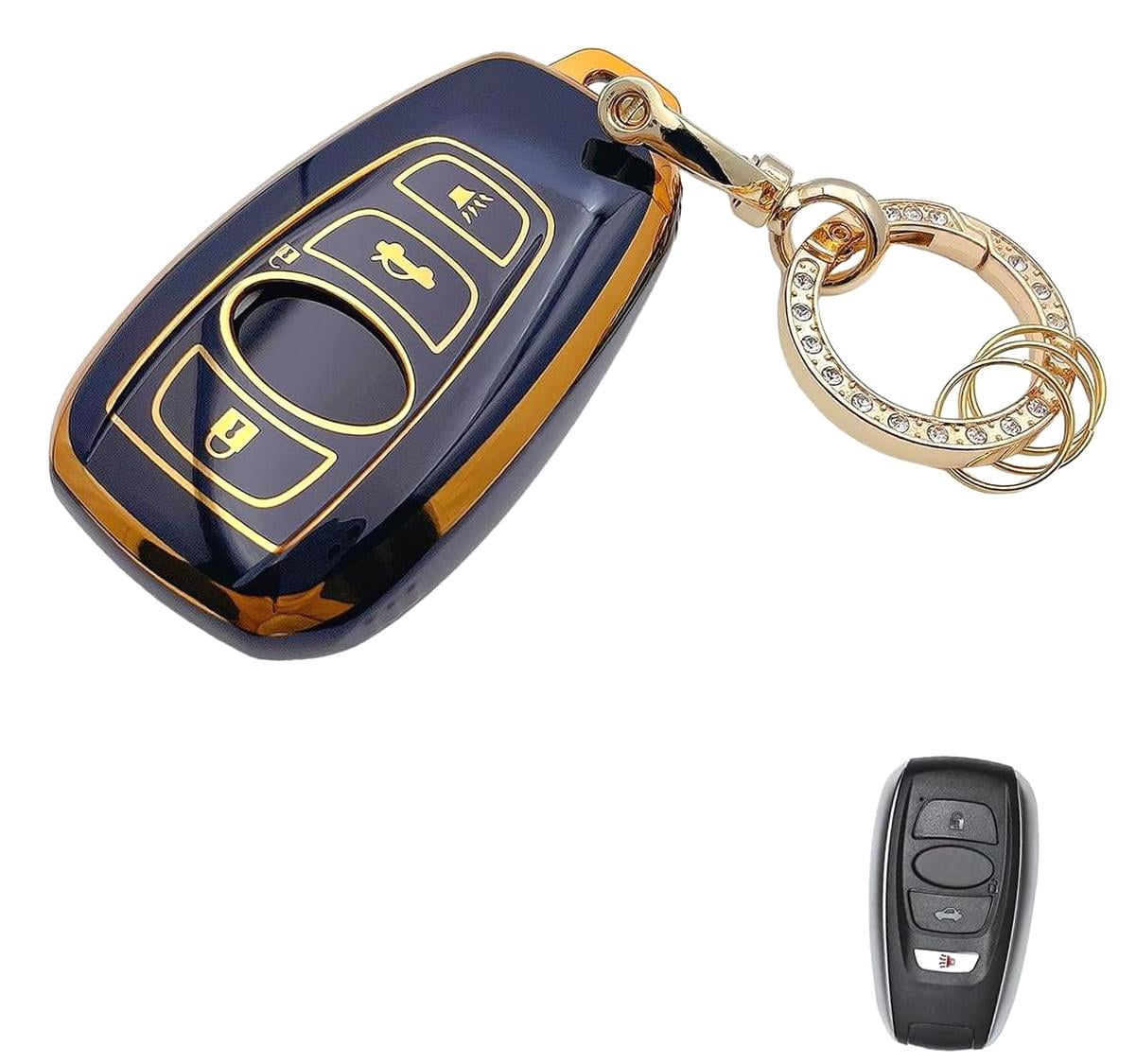 Wellsay Key Fob Cover with Keychain, Soft TPU Protective Case for BRZ ...