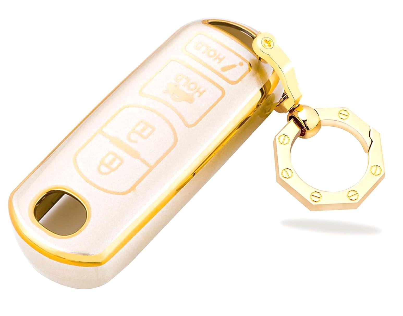 Wellsay Key Fob Cover with Keychain for 3, 6, 8, Miata, MX-5, CX-3, CX-5, CX-7, CX-9. - Walmart.com