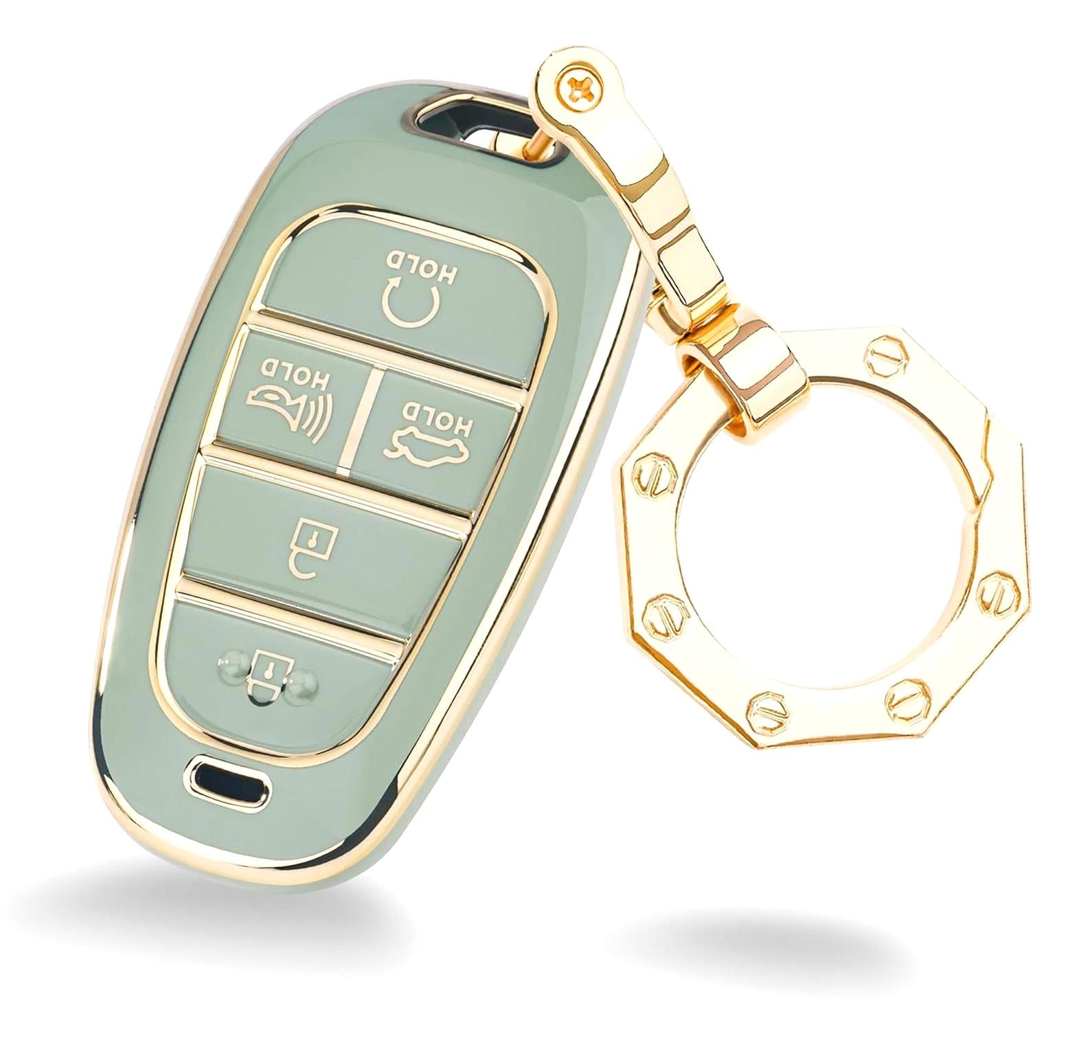 Wellsay Key Fob Cover with Keychain for Sonata Santa fe Tucson ...