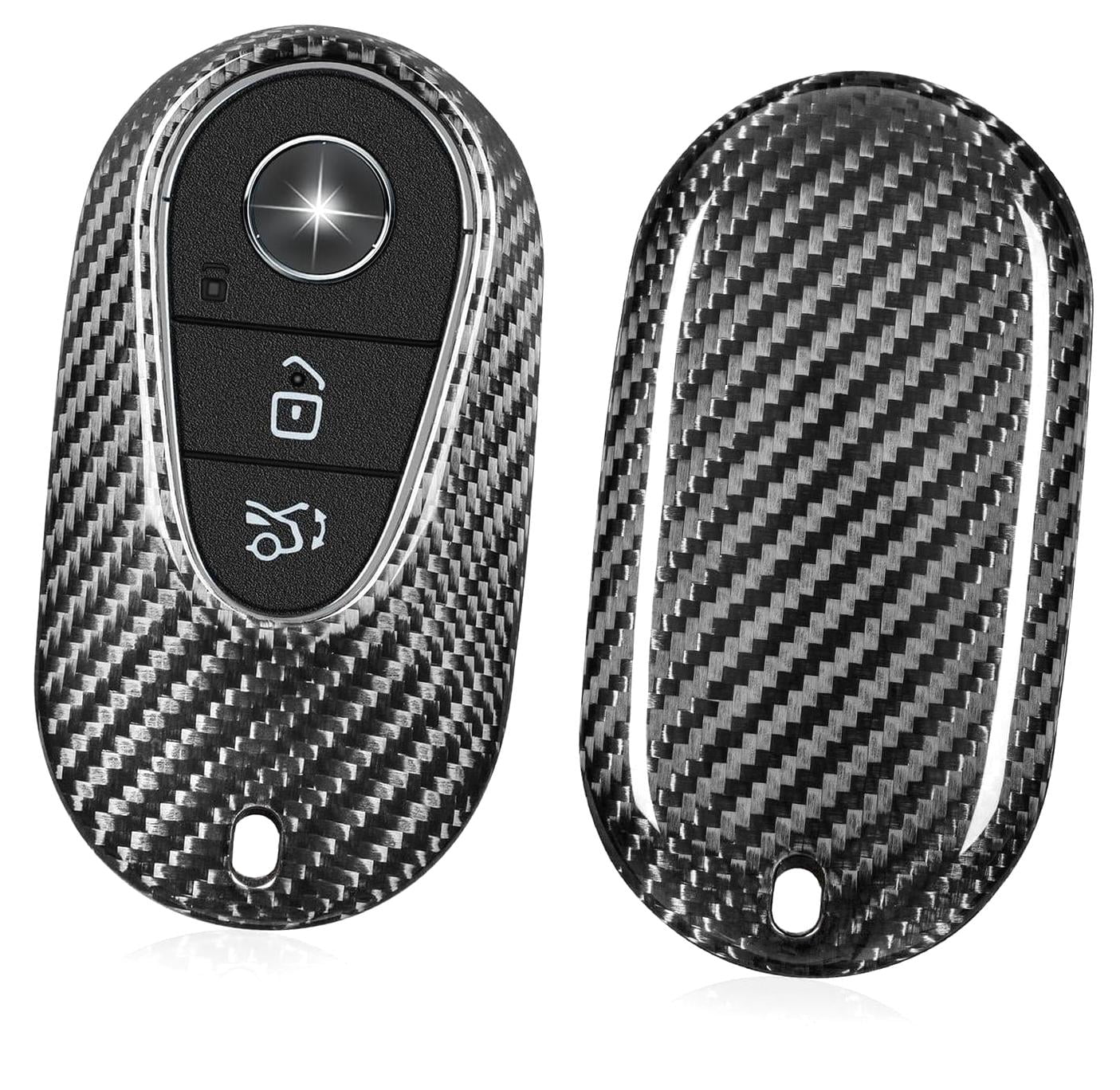 Wellsay Key Fob Cover with Real Glass Fiber Key Case Protector for ...