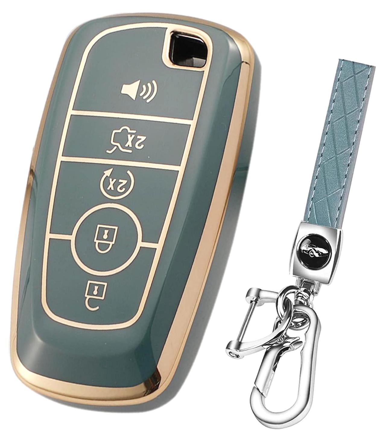 Wellsay Key Fob Protector, Leather Keychain Included, Expedition Ranger ...