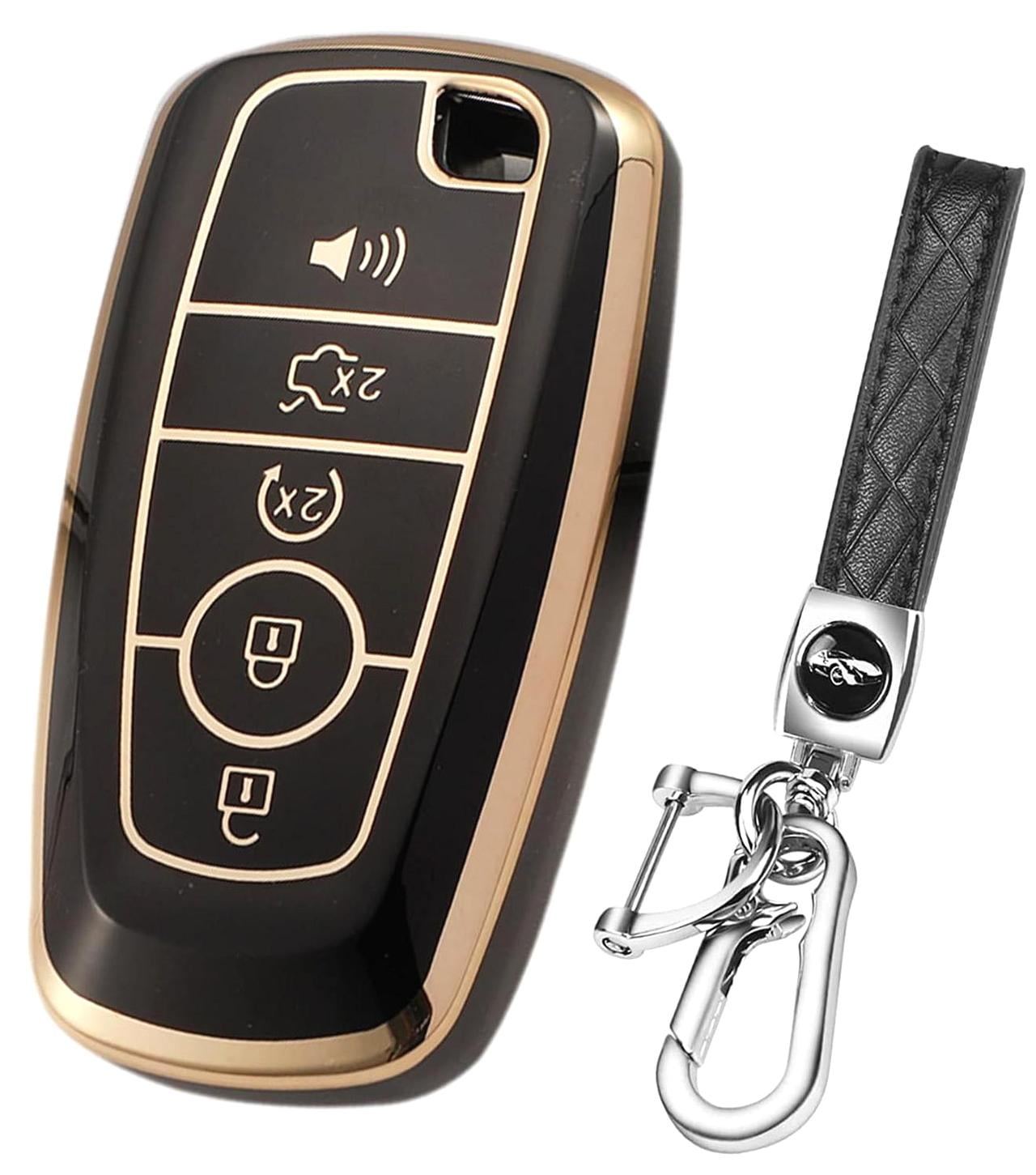 Wellsay Key Fob Protector, Leather Keychain Included, Expedition Ranger ...