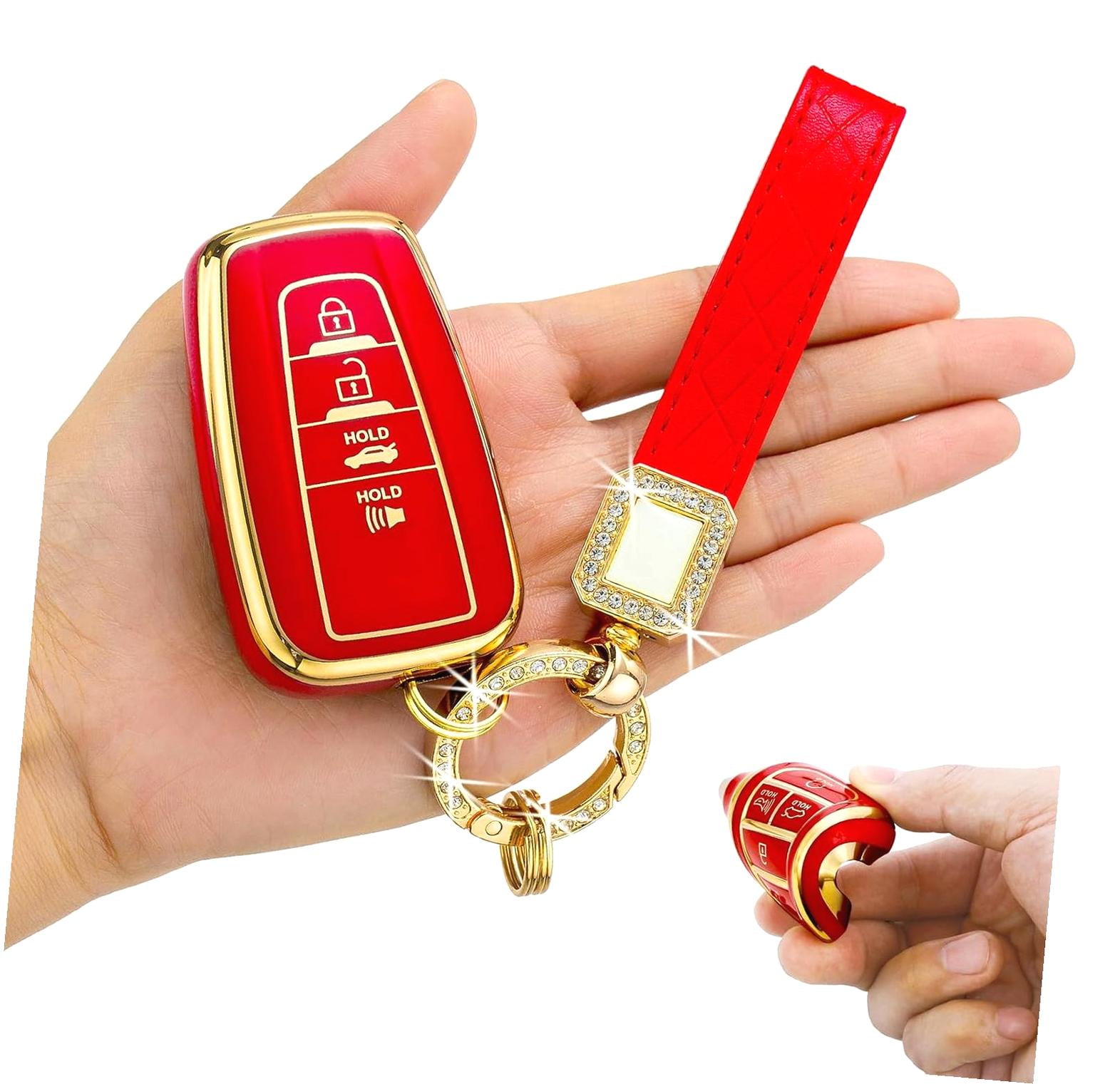 Wellsay Key Fob Protector, Soft TPU 360° Guard for 2018-2022 Camry RAV4 ...