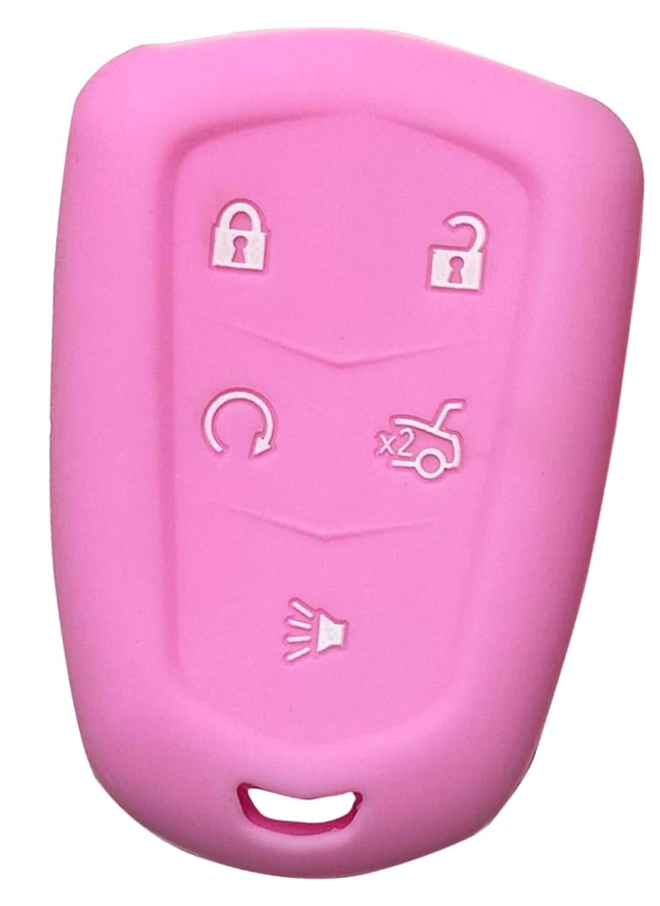 Wellsay Key Fob Protector for ATS: 5-Button Key Case with XT4 XT5 XT6 ...