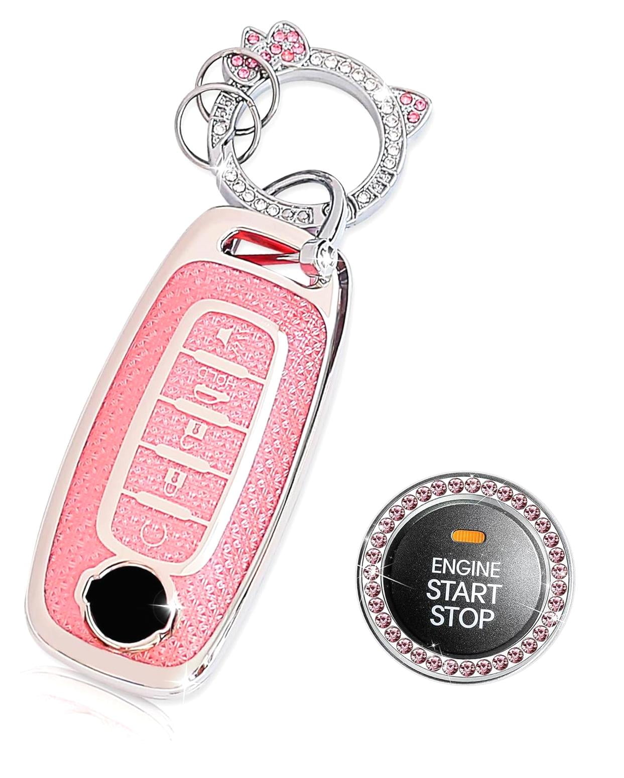 Wellsay Key Fob Protector with Clip & Push Start Button, with Rogue ...