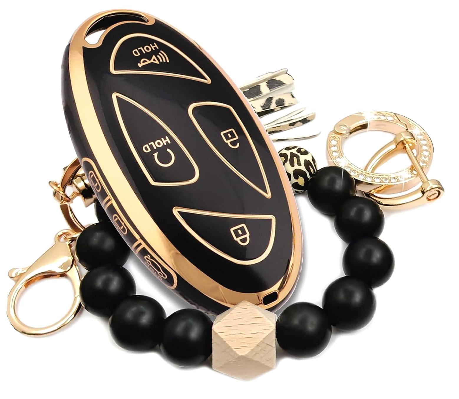 Wellsay Key Fob Protector with Keychain, TPU Smart Remote Key Case for Ioniq 6 Grandeur GN7 2023 ...