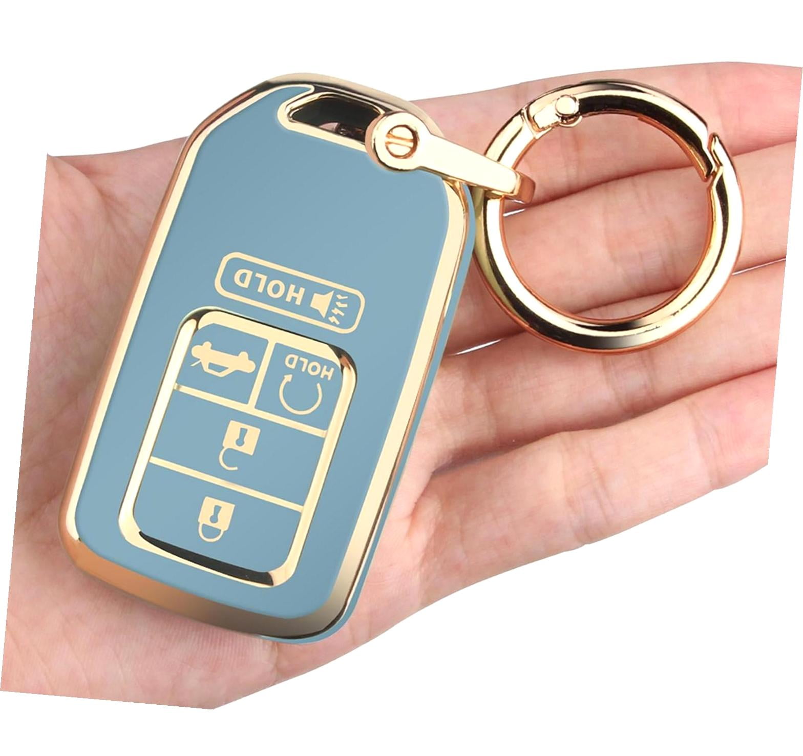 Wellsay Key Fob Protector with Keychain for Accord CRV Passport EX-L ...