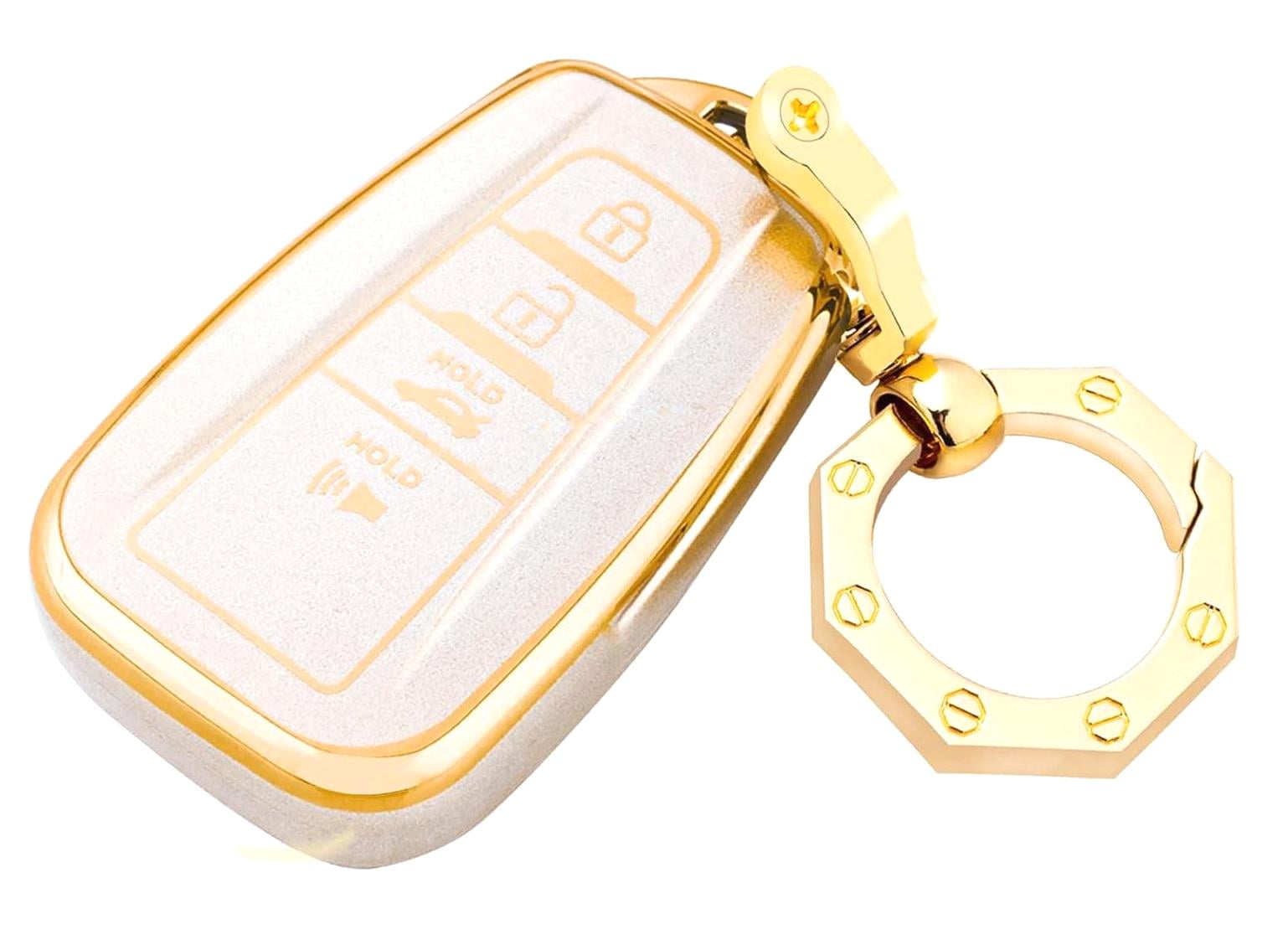 Wellsay Key Fob Protector with Keychain with Highlander RAV4 Camry ...