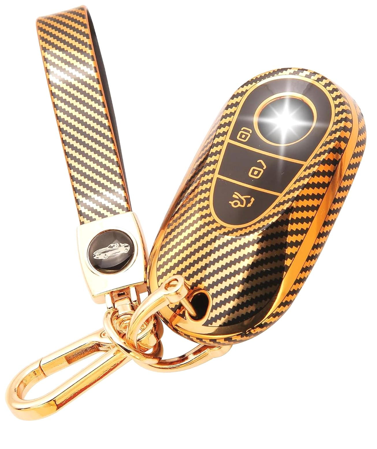 Wellsay Keychain for Key Fob Cover Key Case Designed for 2020-2025 ...