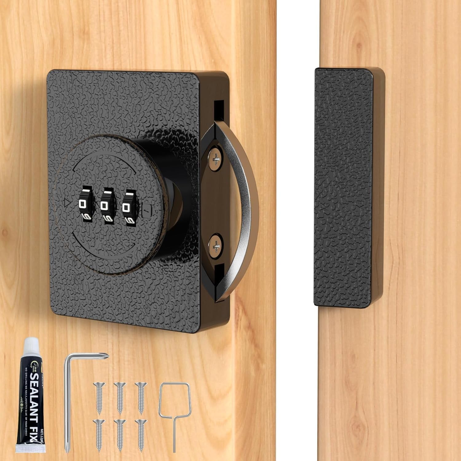 Wellsay Keyless Combination Cabinet Lock, Anti-Pry 3-Digit Security for ...