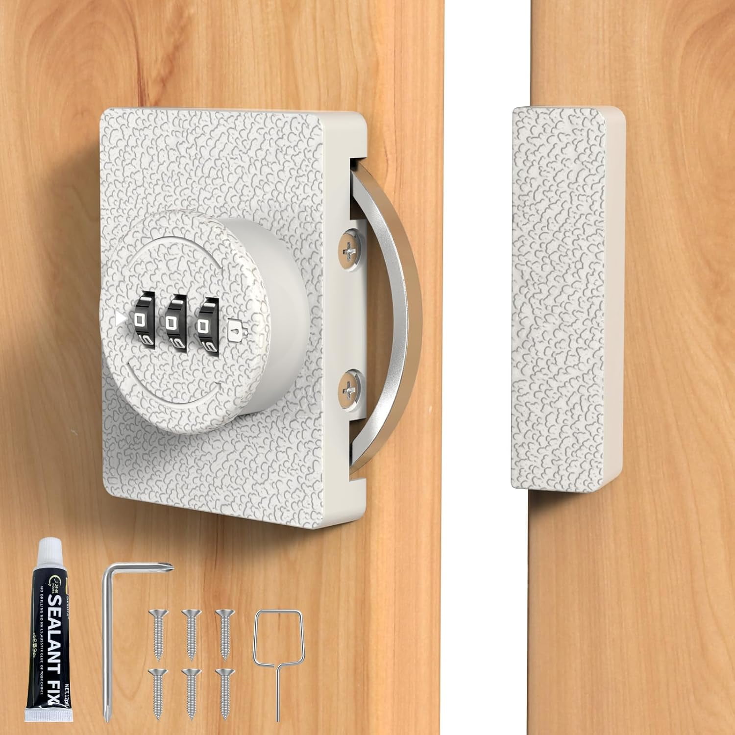 Wellsay Keyless Combination Cabinet Lock, Anti-Pry 3-Digit Security for ...