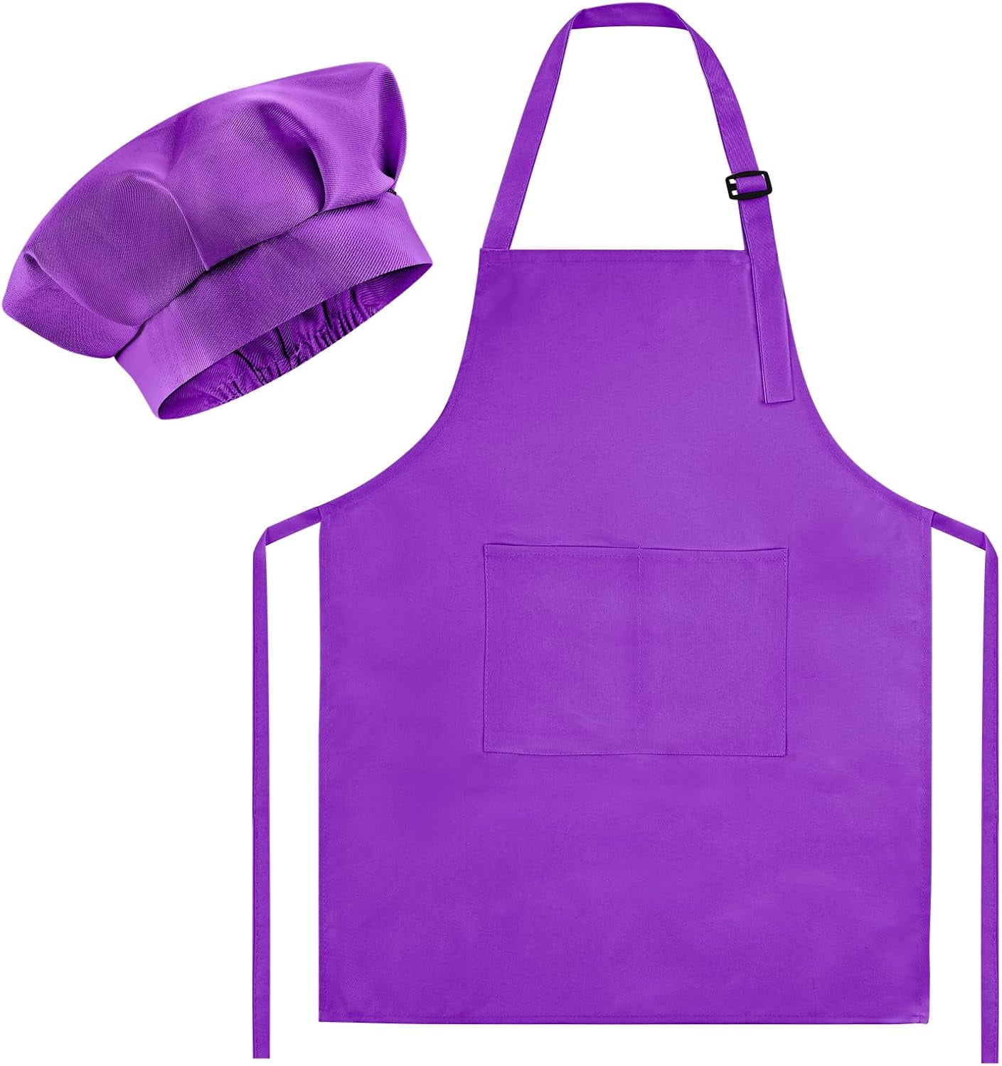 Wellsay Kids Chef Hat and An Set, Adjustable ldren's Painting An and ...