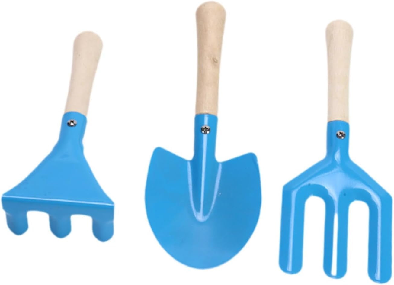 Wellsay Kids Gardening Tools Set with 3 Items for Soil Activities ...