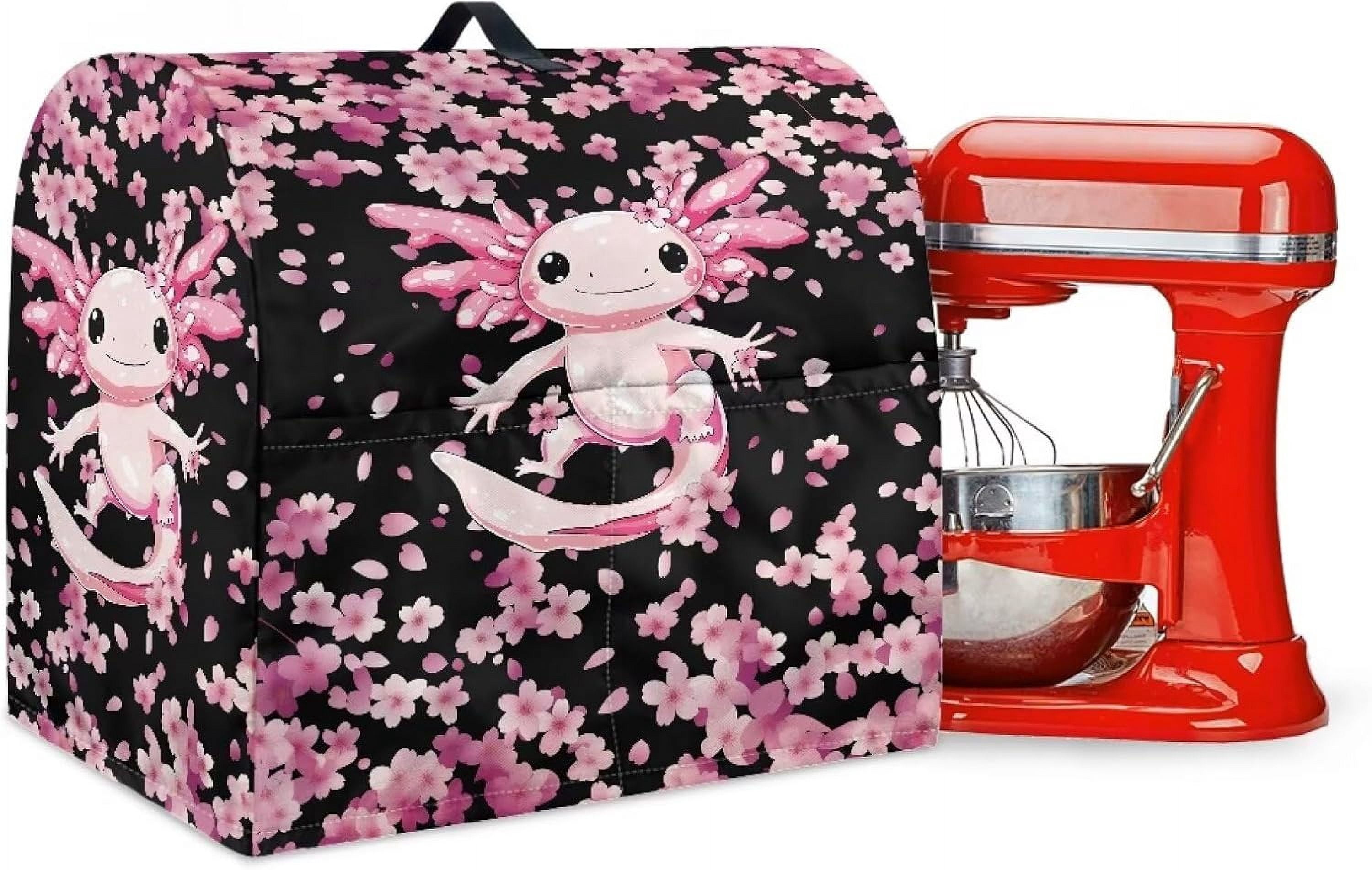 Wellsay Kitchen Stand Mixer Covers tector Axolotl Cherry Blossom Mixer ...