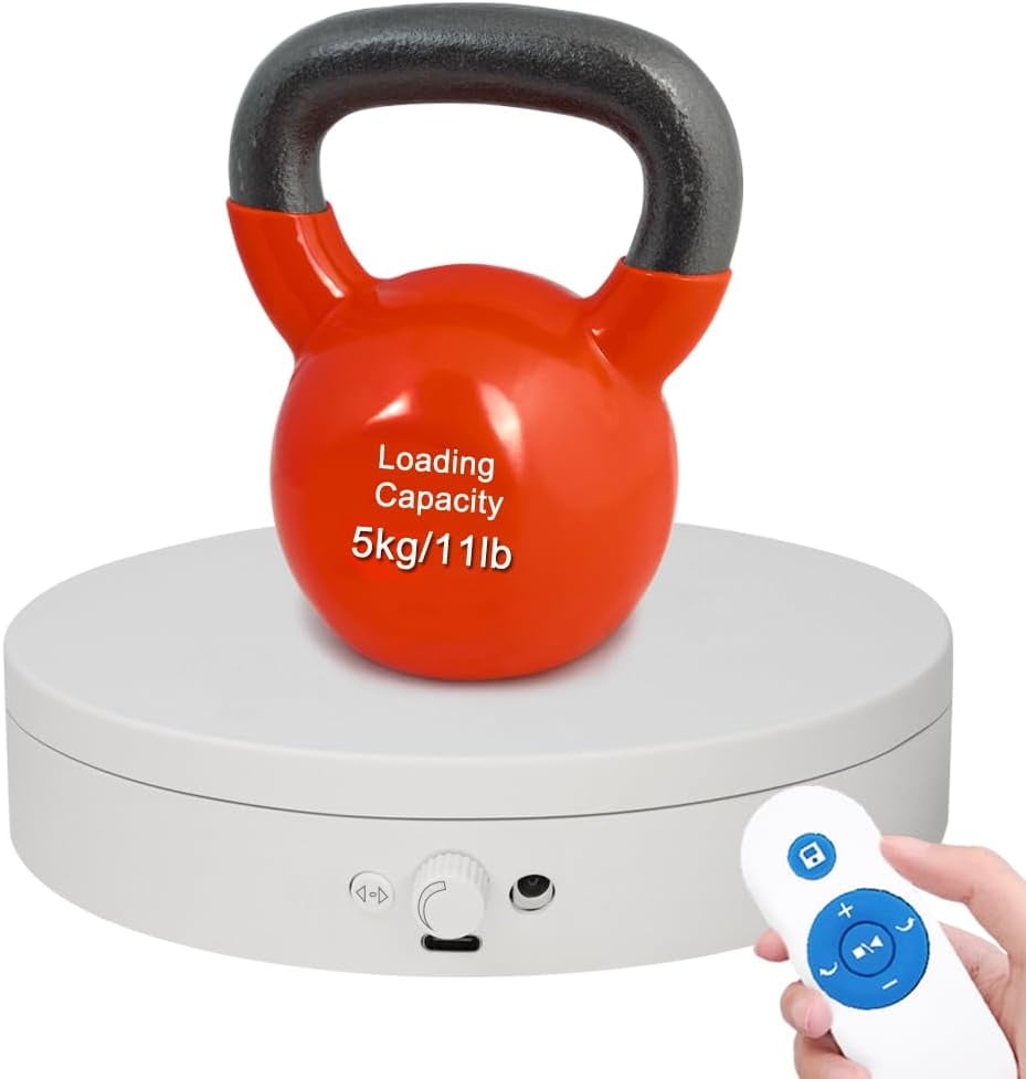Wellsay Knob Speed Adjustment Remote Control Motorized Rotating Display ...