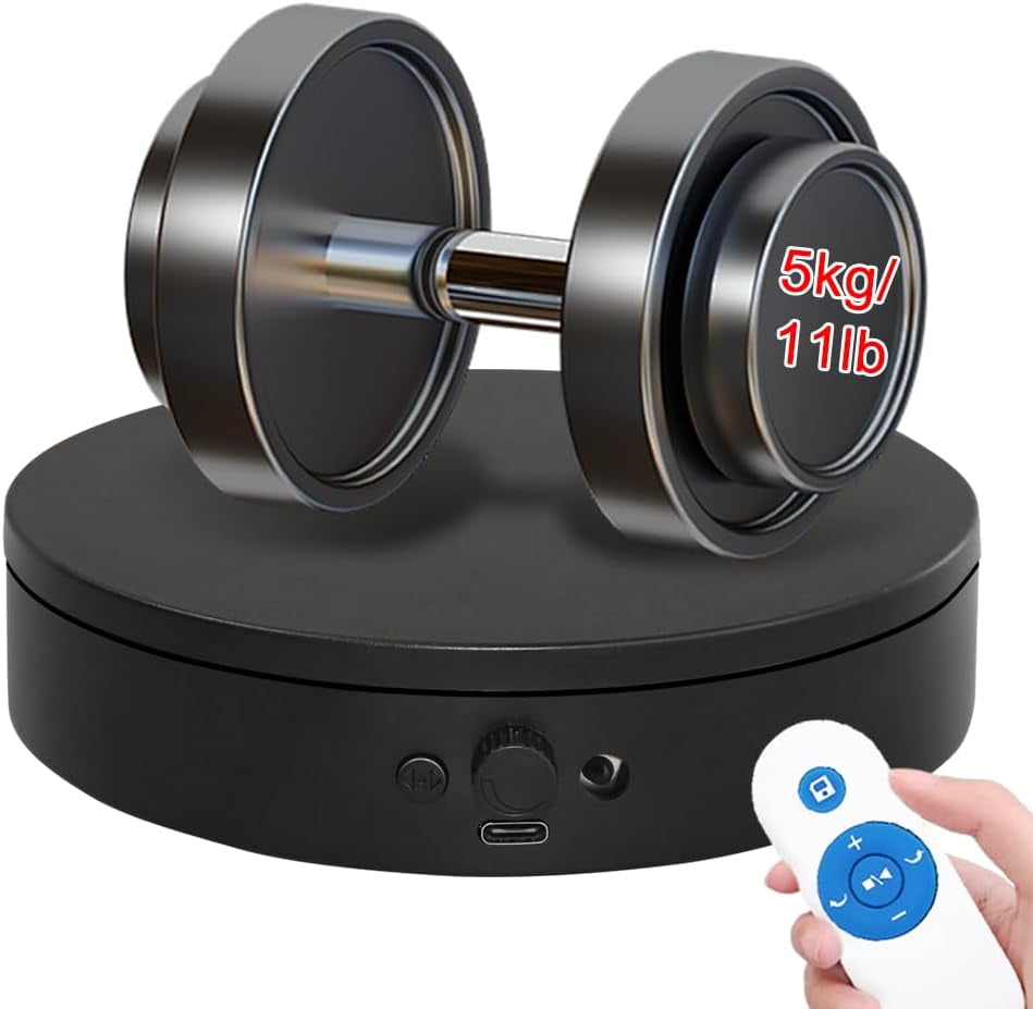 Wellsay Knob Speed Adjustment Remote Control Motorized Rotating Display ...