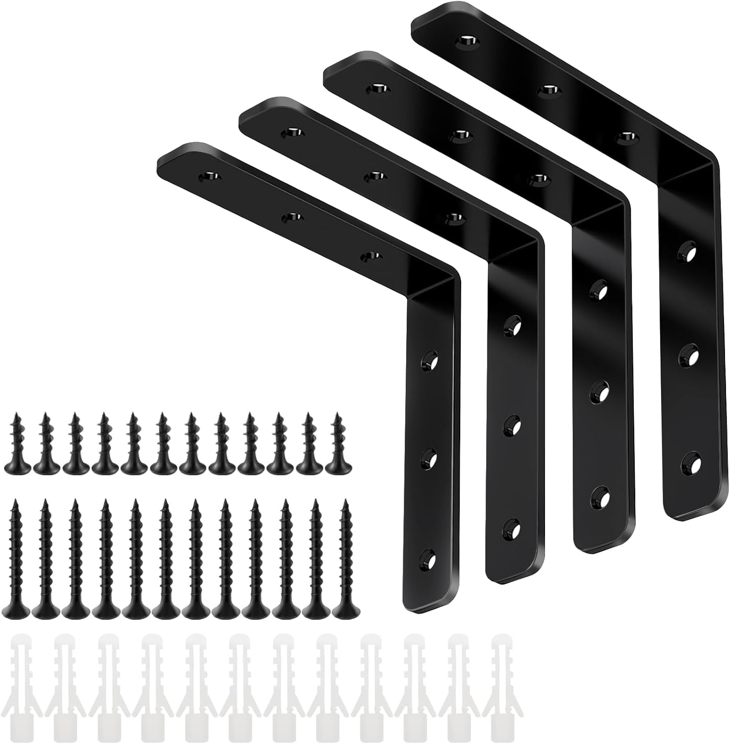 Wellsay L Bracket, 4x4 Inch Max Load: 25lb/12kg Heavy Duty Stainless ...