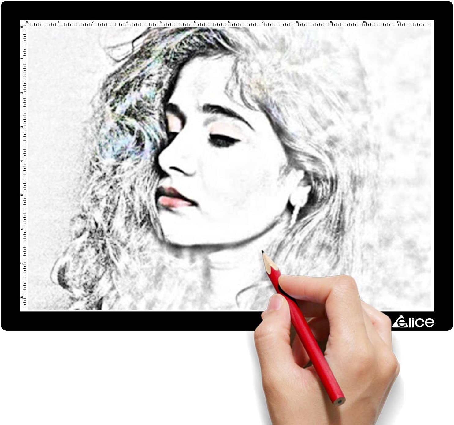 Wellsay LED Light Pad, A4 Wireless Battery Powered Light Pad Artcraft ...