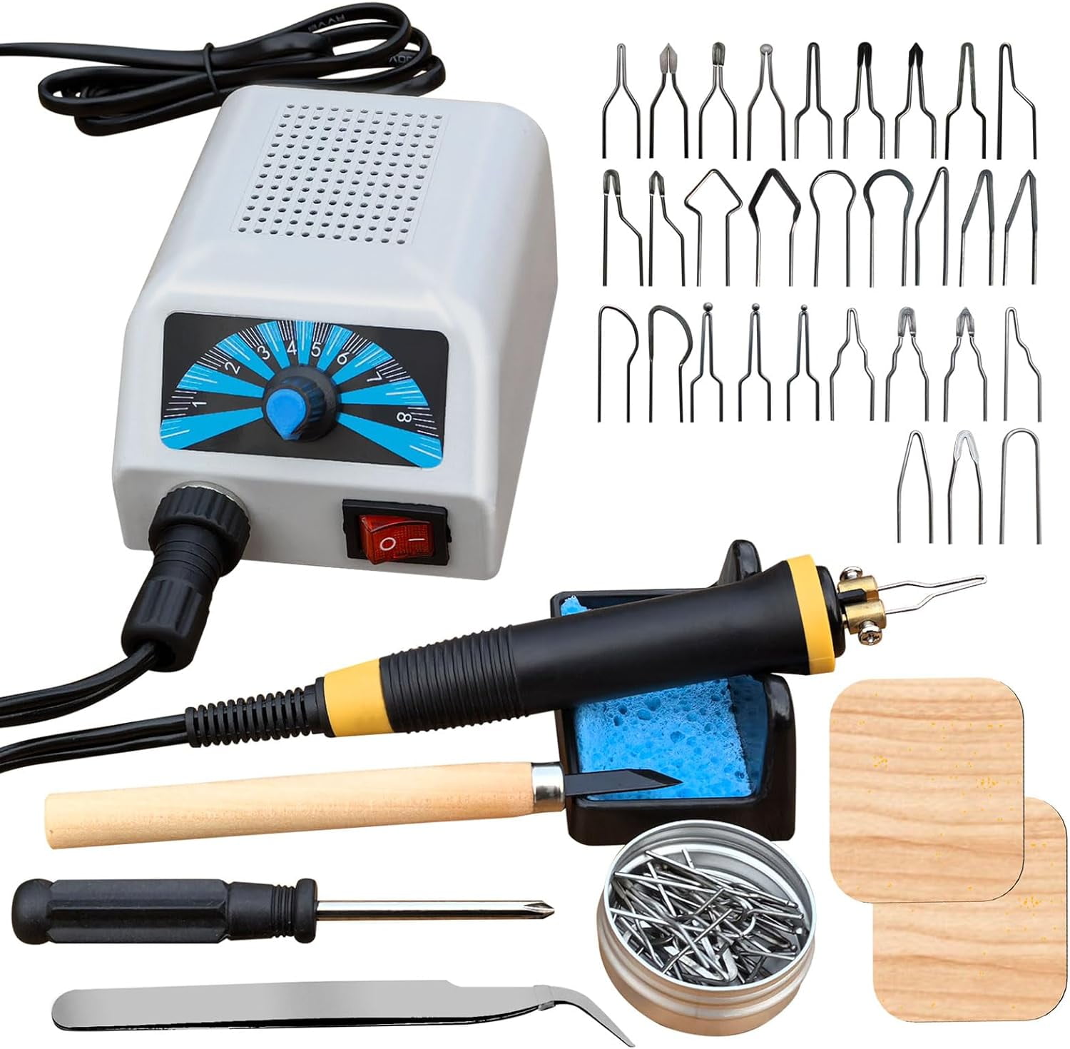 Wellsay LH20 Wood Burning Kit,Wood Burning Tool, Adjustable Temperature ...