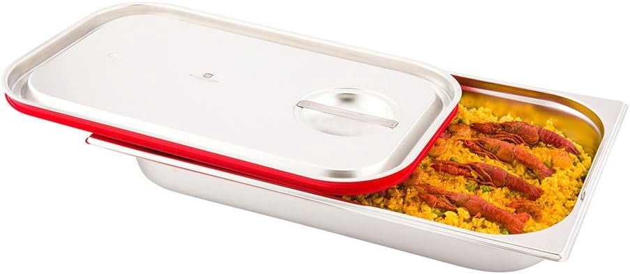 Wellsay LID ONLY: Met Lux One Third Steam Table Pan Lid 1 Travel Hotel ...