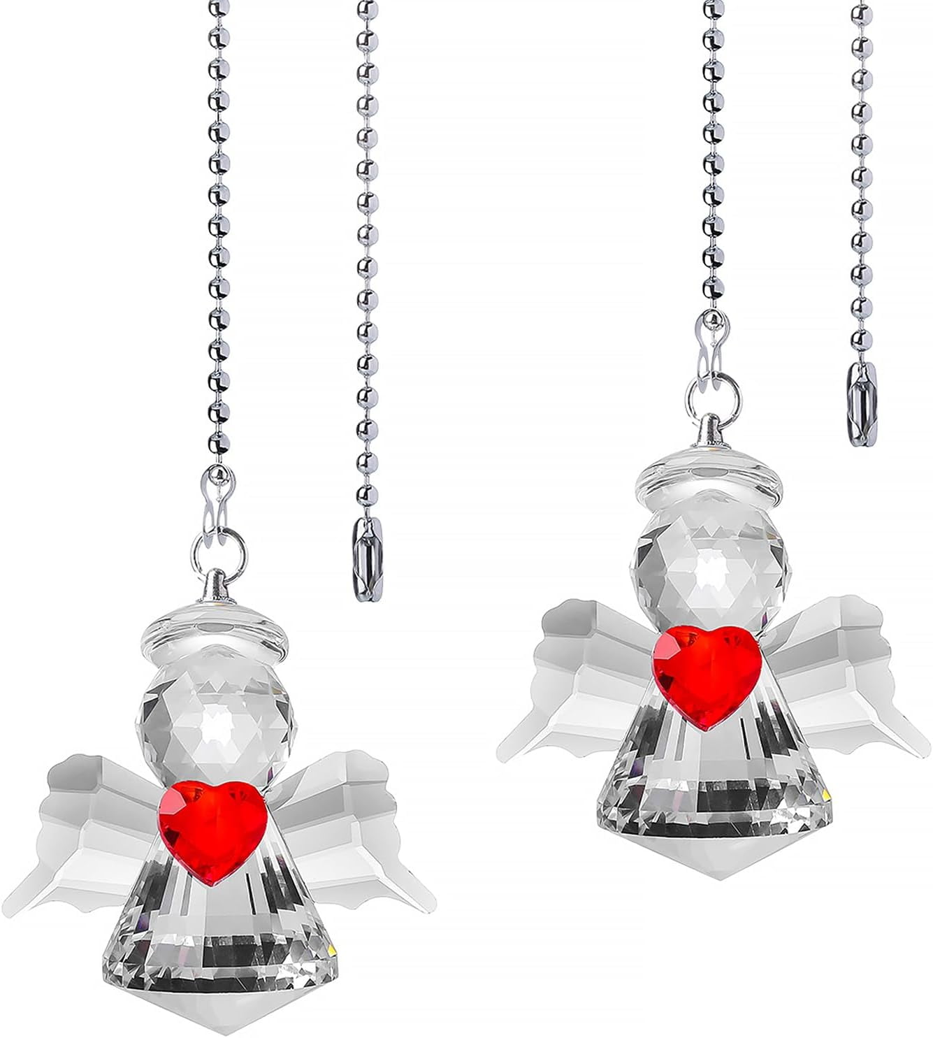 Wellsay LONGSHENG SINCE 2001 2 Pack Ceiling Fan Pull Chain Ornaments ...