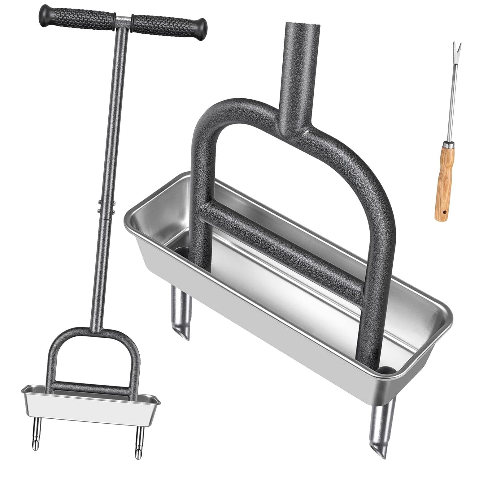 Wellsay Lawn Core Aerator, Handheld Aerator, 2 Stainless Steel Plug ...