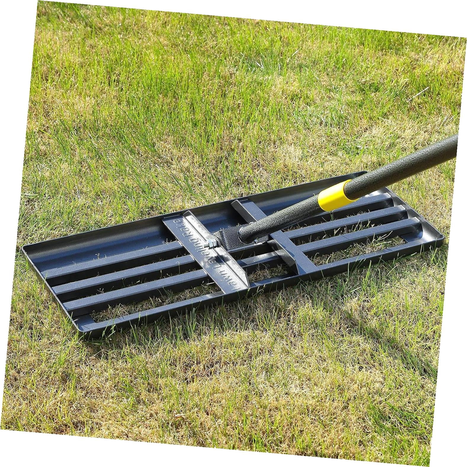 Wellsay Lawn Leveling Rake, 30" Levelawn Tool, 5FT Adjustable Handle ...