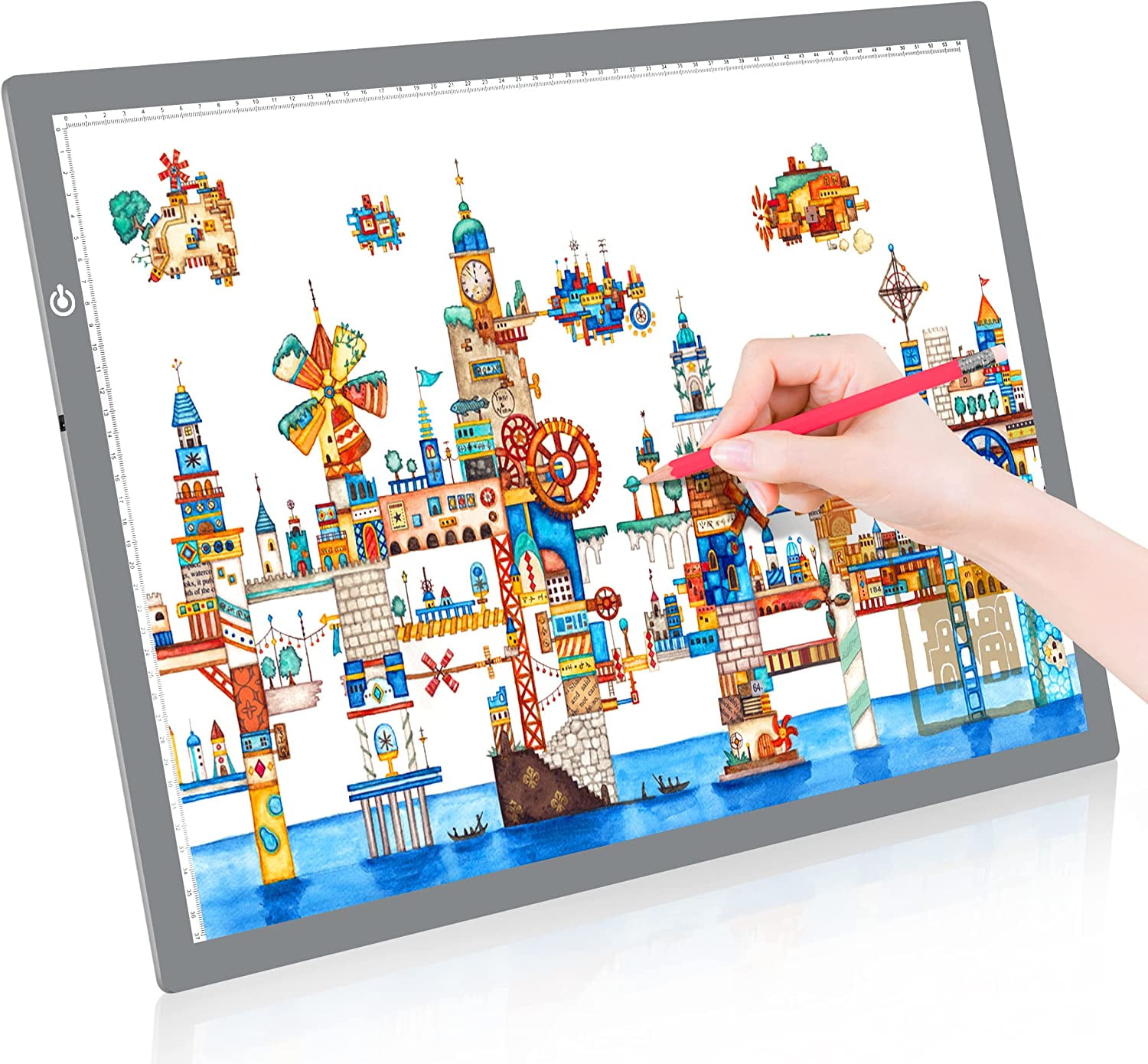 Wellsay Li A2 LED Copy Board Light Tracing Box, Ultra-Thin Adjustable ...