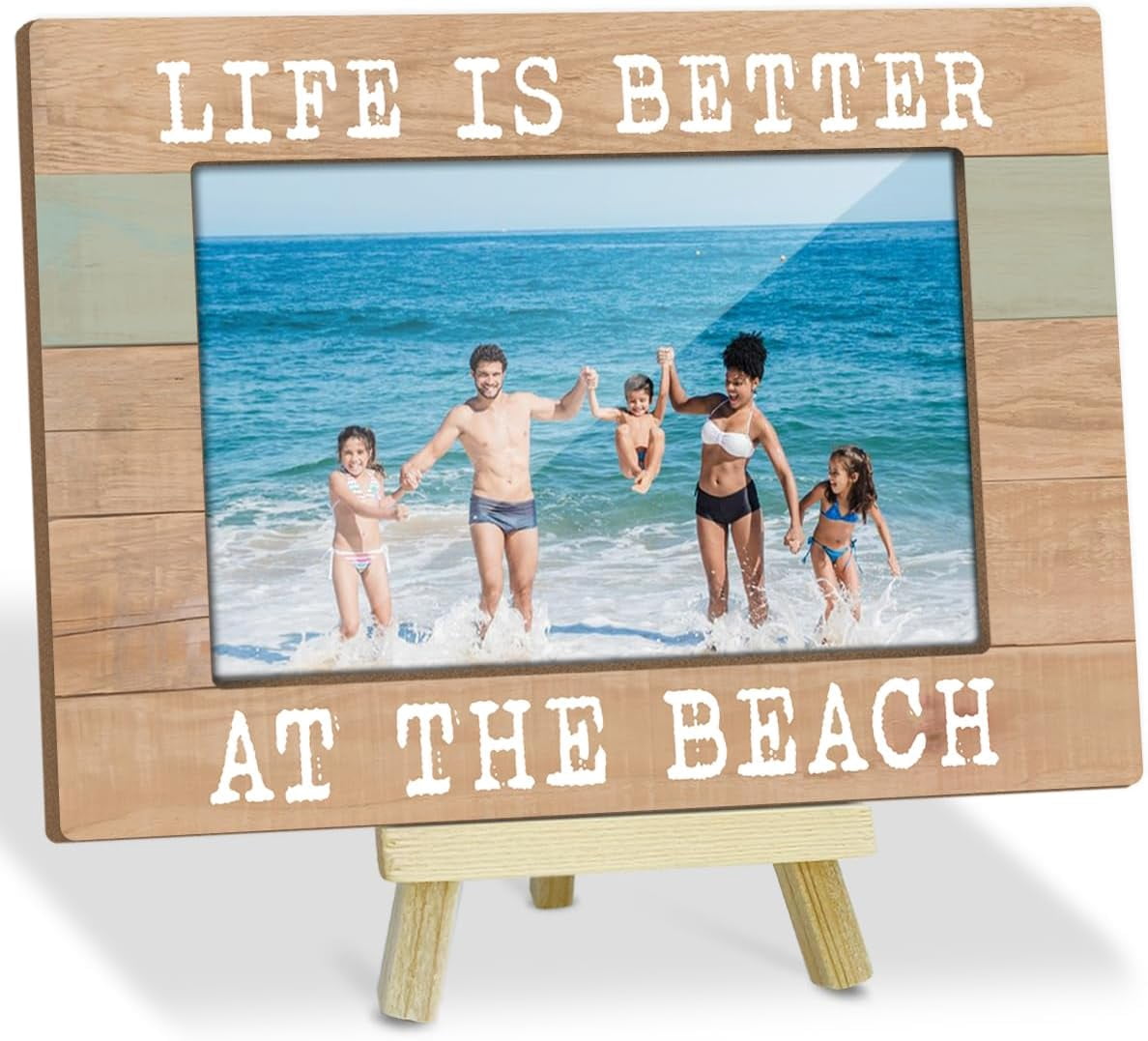 Wellsay Life is Better at the Beach Vaions Frame Beach Themed Wood P ...
