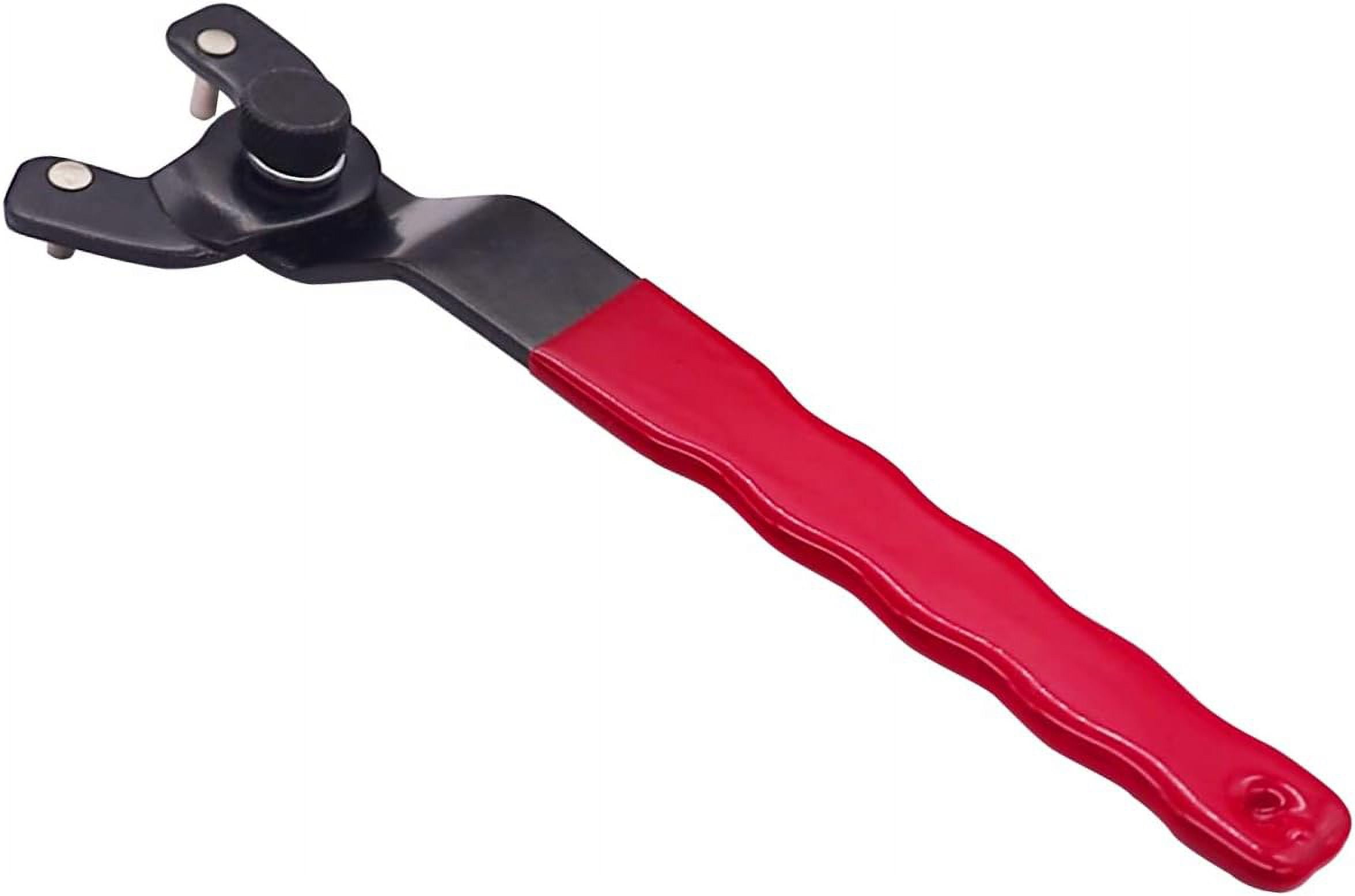 Wellsay Lock-nut Grinder Wrench(Red) Adjustable Grinder Wrench angle ...