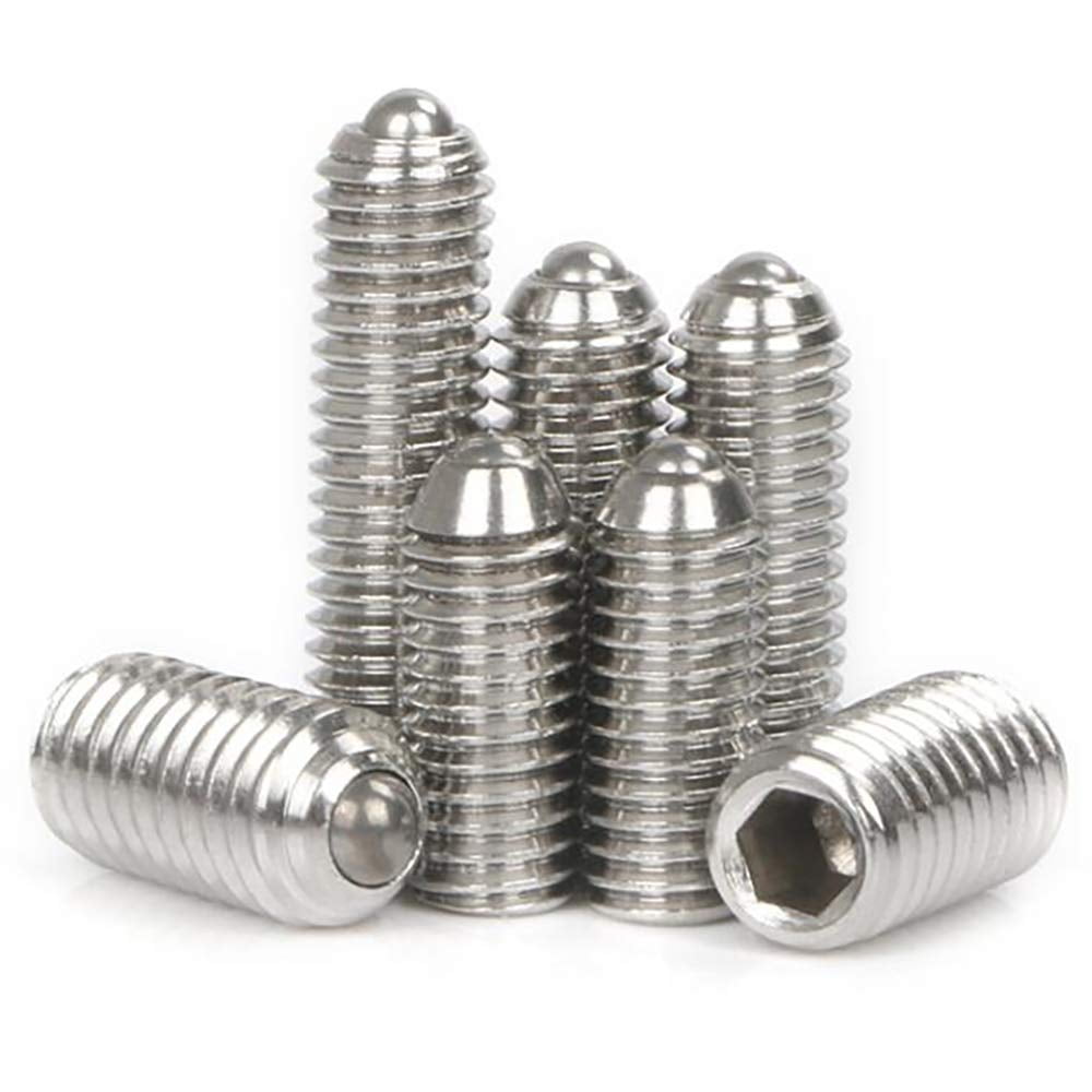 Wellsay M3 x 6mm Stainless Steel Hex Socket Spring Ball Point Grub ...