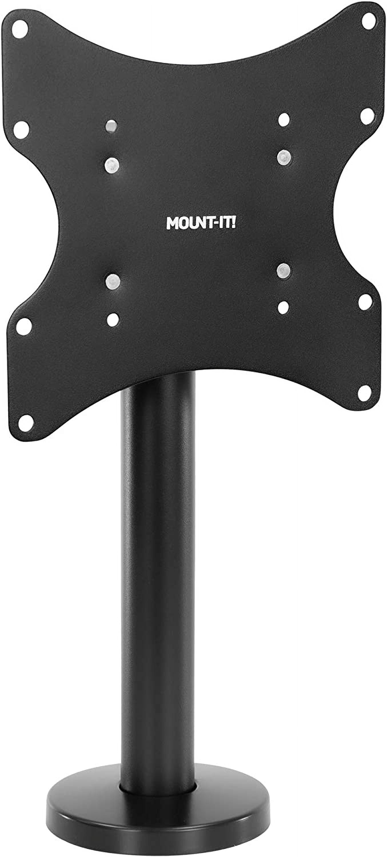 Wellsay MOUNT-IT! Flat Screen TV Bolt Down Stand for Desk, Desktop, and ...