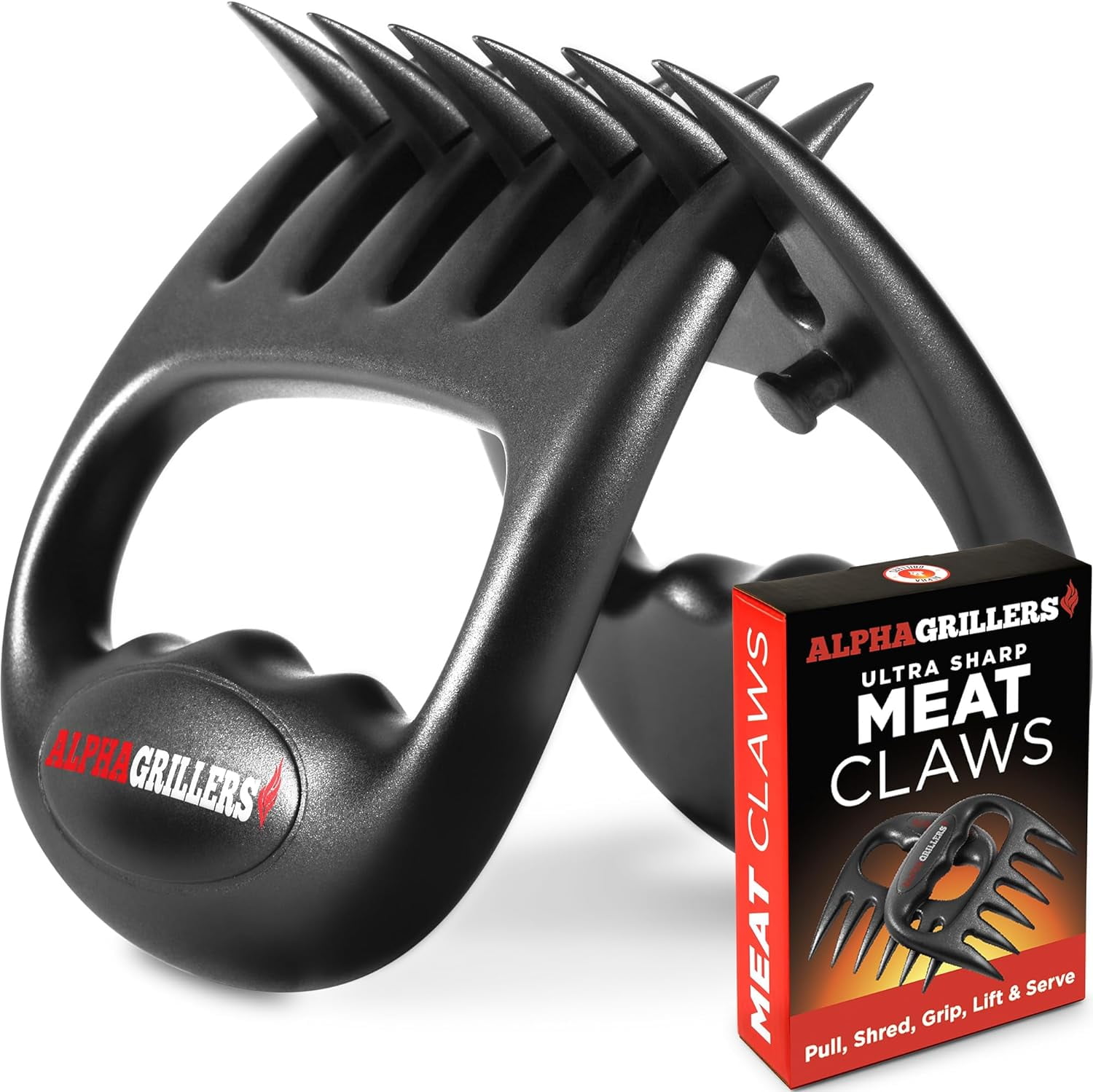 Wellsay Meat Shredder Claws - BBQ Smoker Accessories Pulled Pork Tool ...
