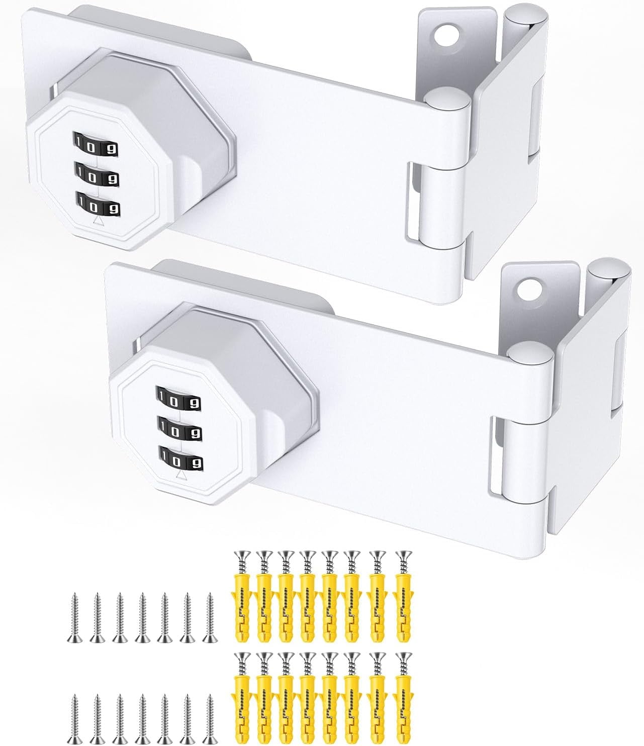 Wellsay Mechanical Keyless Cabinet Lock with Combination, 90 D Right ...