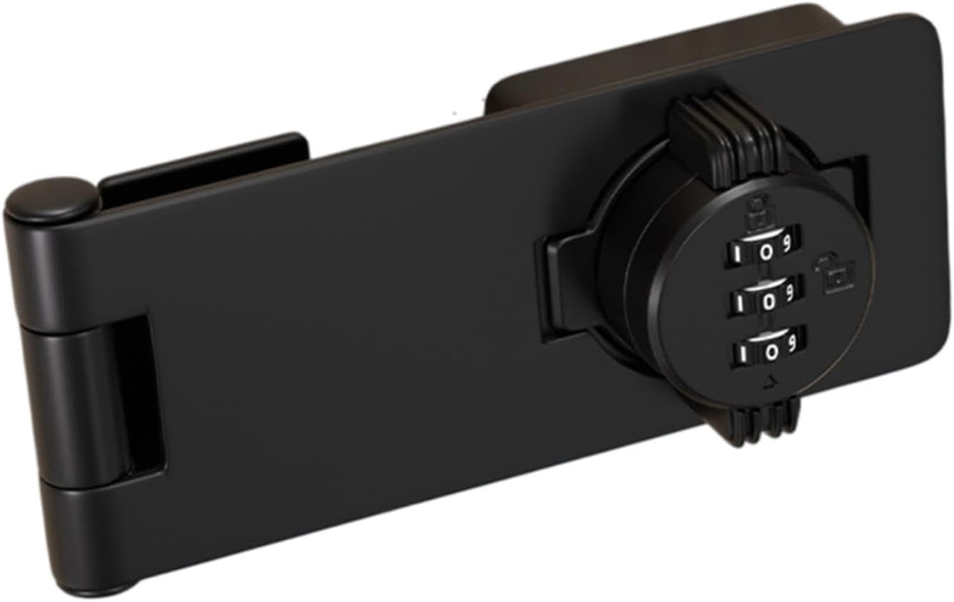 Wellsay Mechanical Password Rotary Hasp Lock Cabinet Keyless Lock 4.5 ...