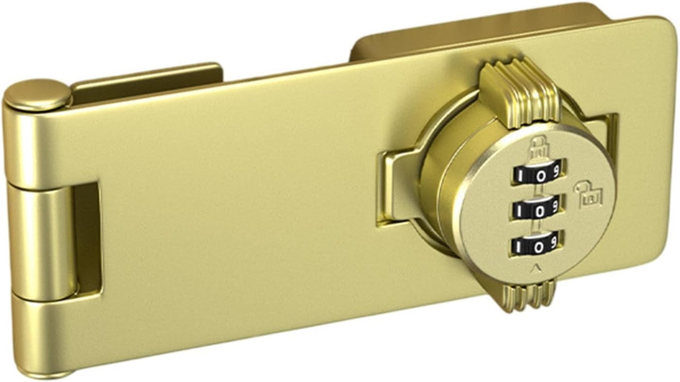 Wellsay Mechanical Password Rotary Hasp Lock Cabinet Locks with ...