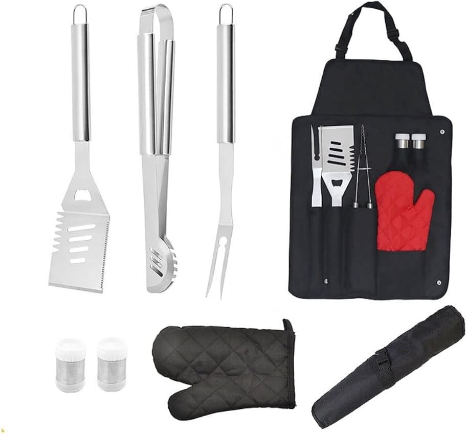 Wellsay Mens Ans for Grilling,Stainless Steel Grill Set An Barbecue ...