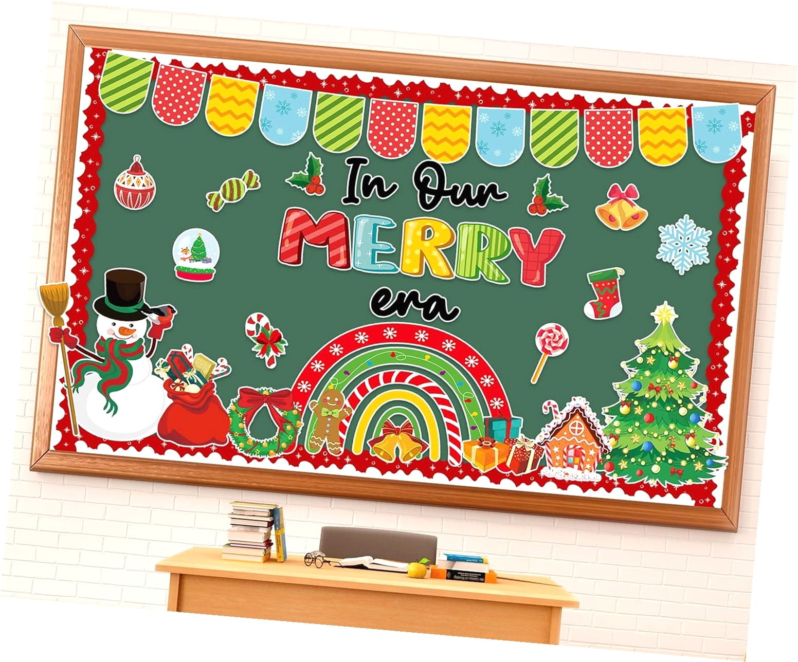 Wellsay Merry Christmas Bulletin for Classroom Decorations Christmas ...