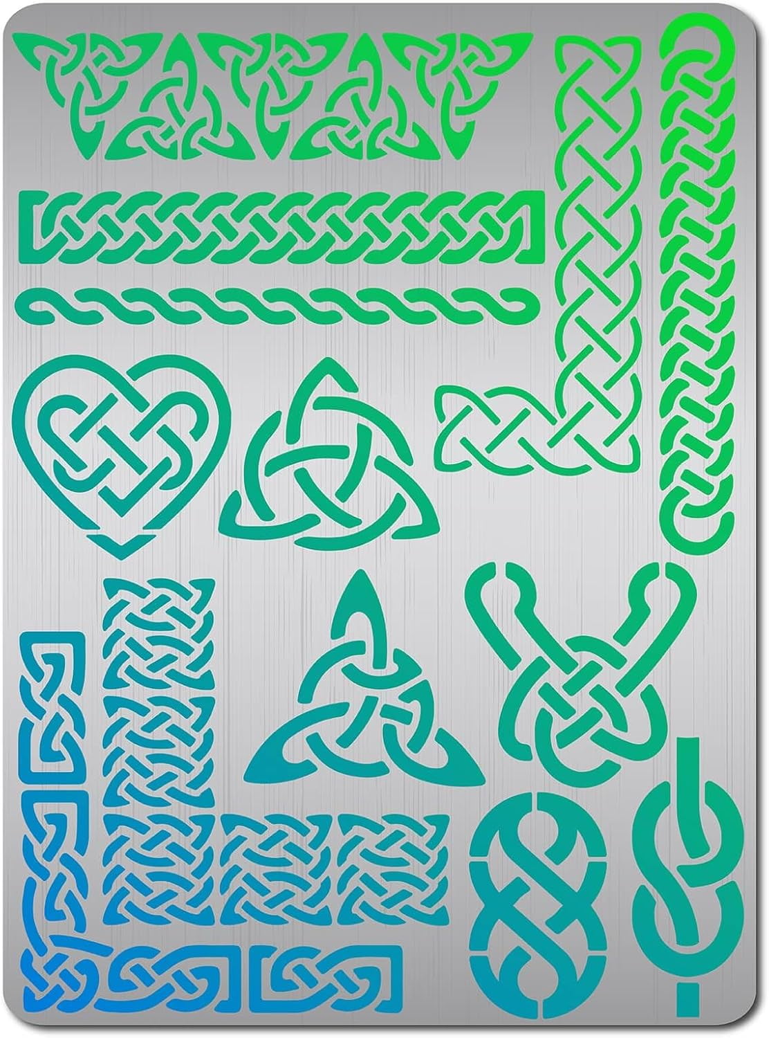 Wellsay Metal Celtic Truetra Knot Stencil Templates Vi Symbol Wicca ...