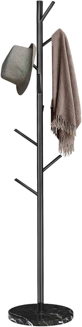 Wellsay Metal Coat Rack, Modern Coat Rack Freestanding, Sturdy Coat ...