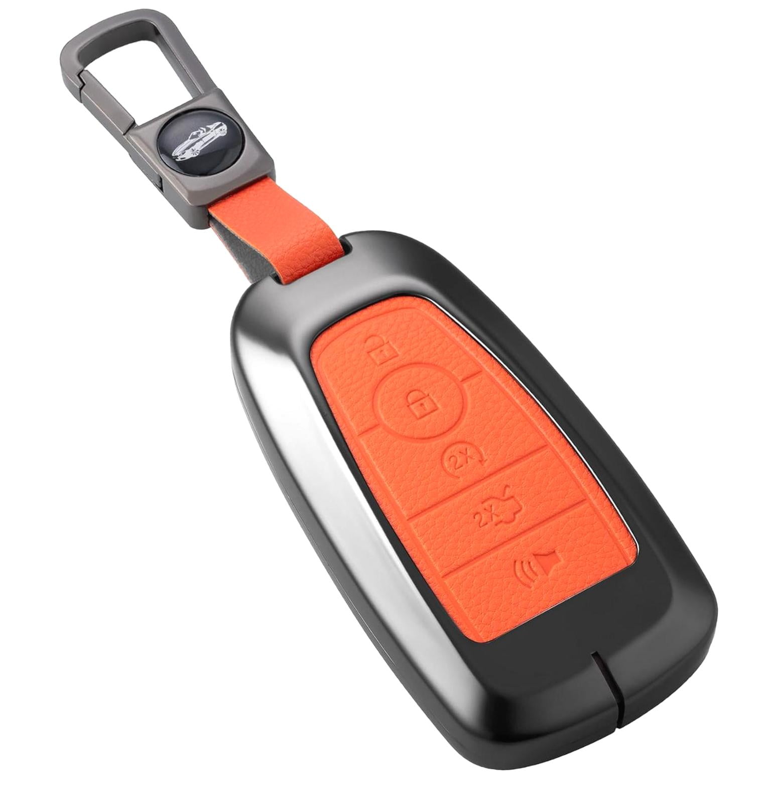 Wellsay Metal Key Fob Protector with Keychain for Bronco Escape Edge ...