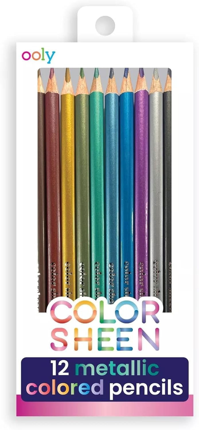 Wellsay Metc Sheen Colored Pencils Set of 12, Easter Activities for ...