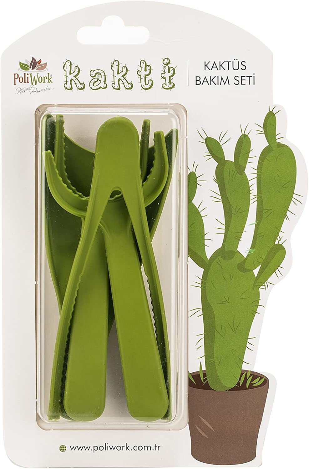 Wellsay Mini Garden Hand Transplanting Set of 4 pc Succulent Cacti ...